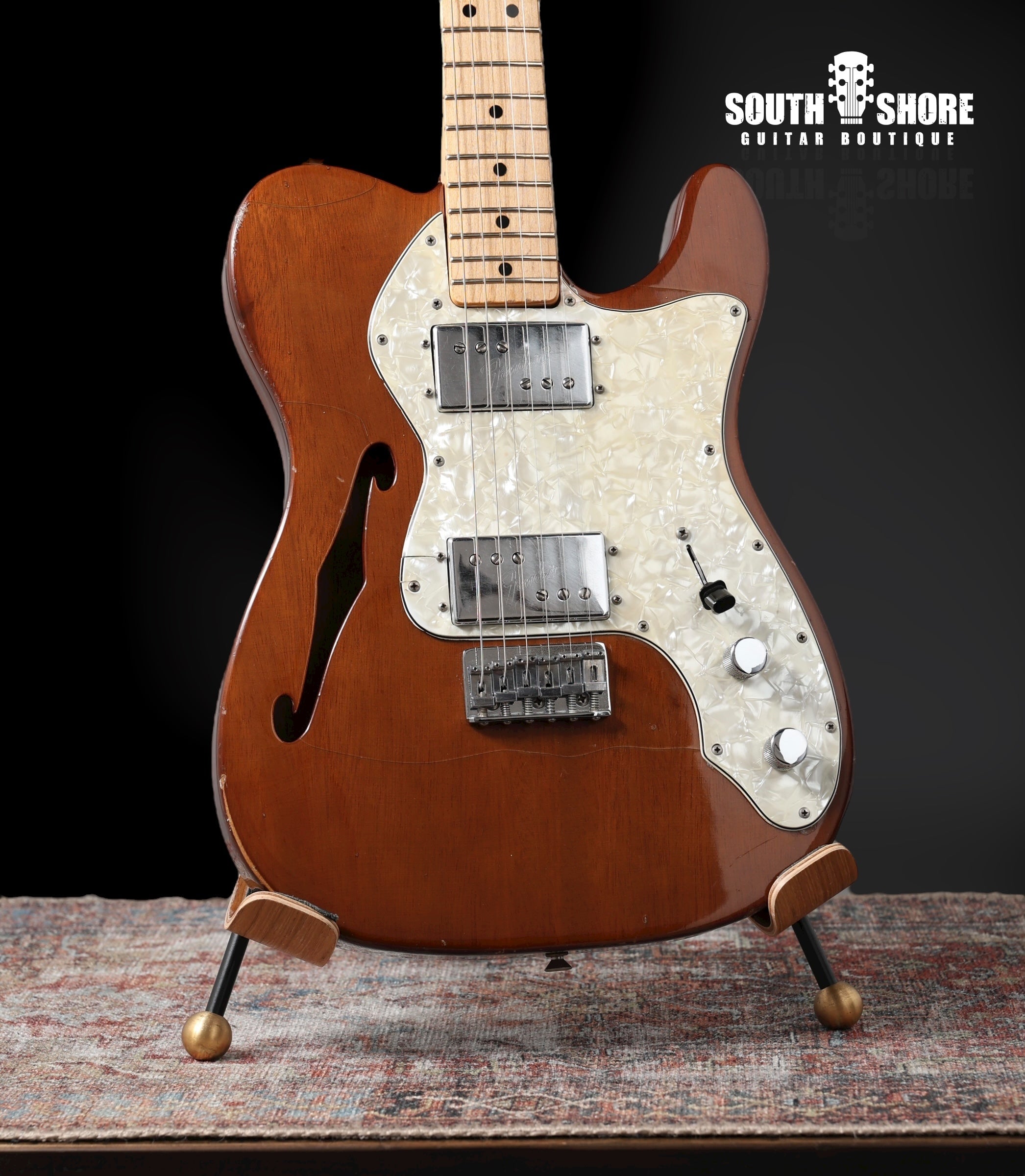 Fender Telecaster Thinline 1972 - Mahogany body – South Shore Guitar ...