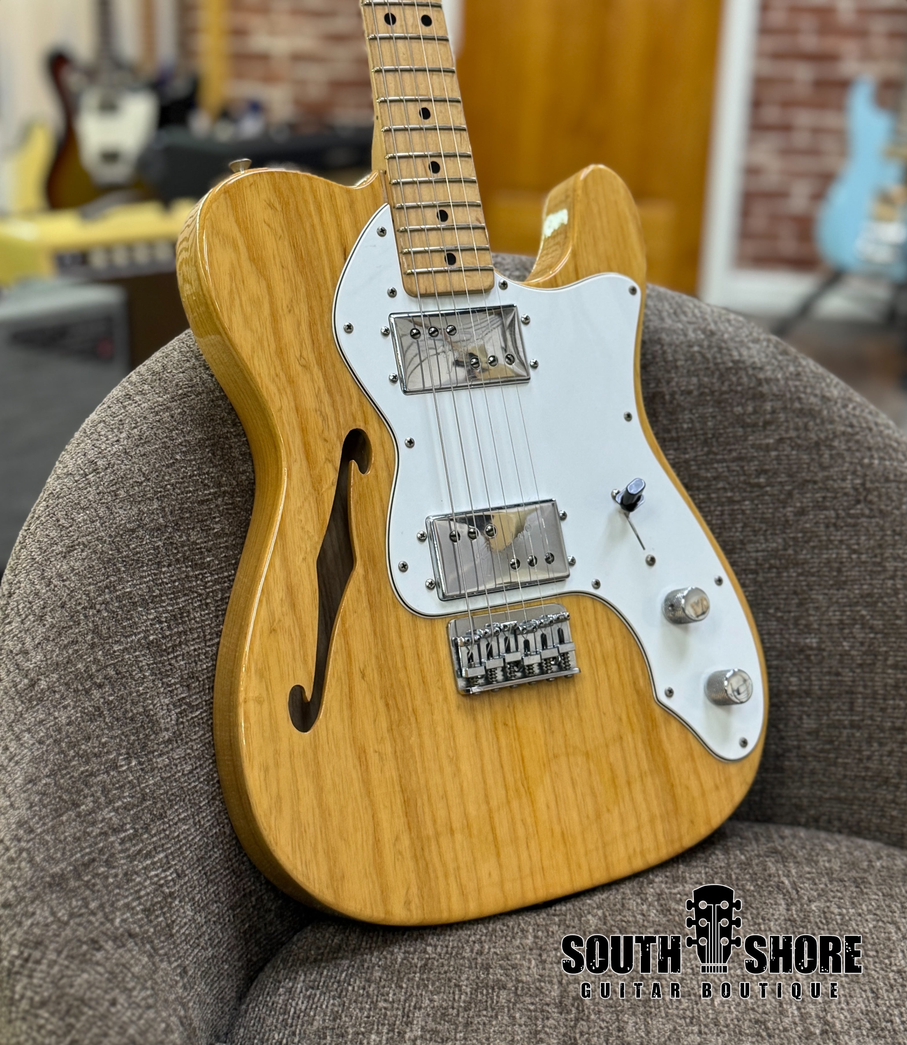 Fender Telecaster Thinline 1973 - Natural - Wide Range Humbuckers - OH ...